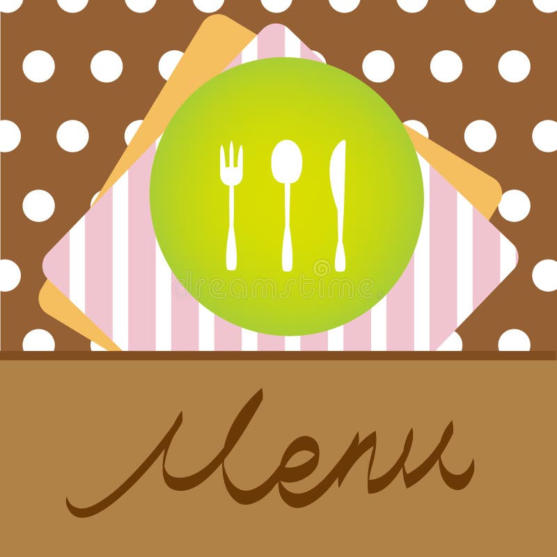 Restaurant Menu Concept Design Stock Vector - Illustration of ...