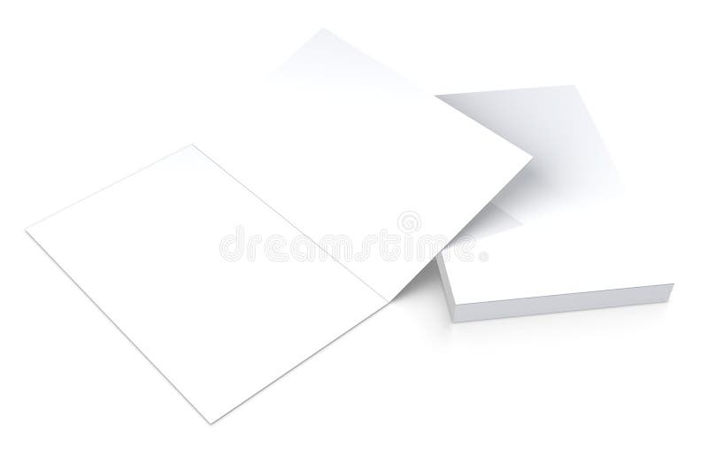 Restaurant Menu 3D Rendering Stock Illustration - Illustration of ...