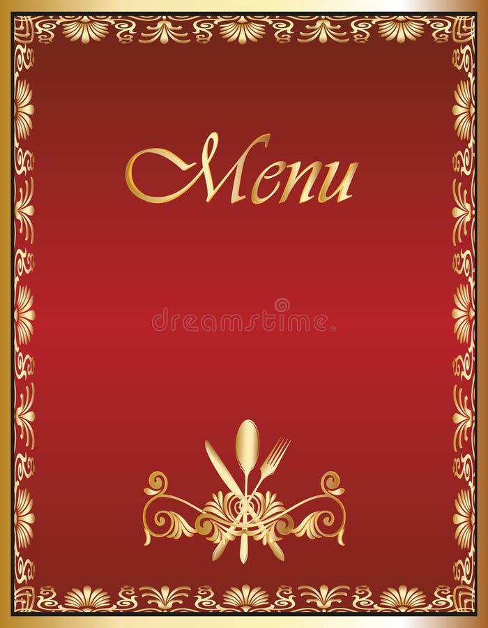 Restaurant Menu Design 1 stock vector. Illustration of decoration ...
