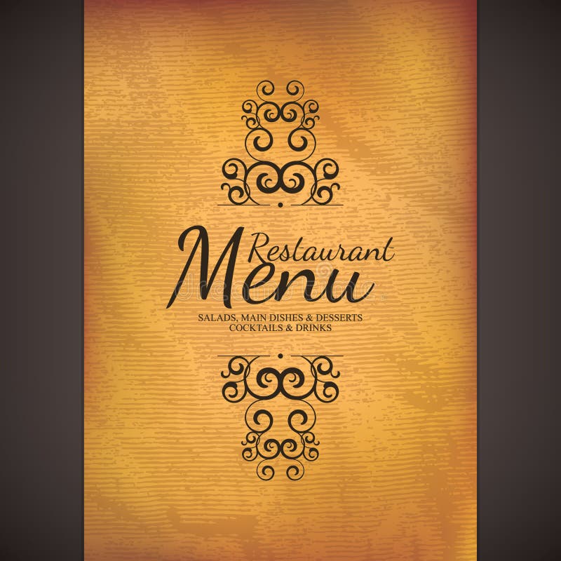 Restaurant Cocktail Menu Design Stock Vector - Illustration of cold ...