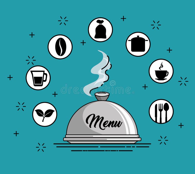 Restaurant menu design stock vector. Illustration of coffee - 111710069