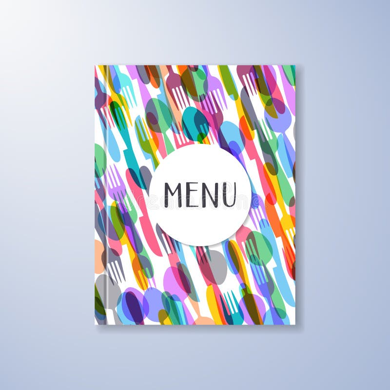 Abstract Restaurant Menu Logo Design Stock Vector - Illustration of ...