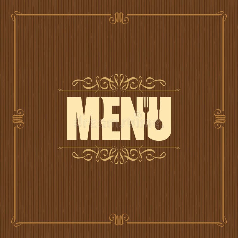 Restaurant Menu Design - Illustration Stock Vector - Illustration of ...