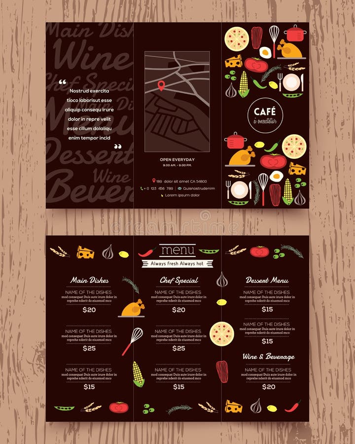 Restaurant Leaflet Vector Stock Illustrations – 4,269 Restaurant ...