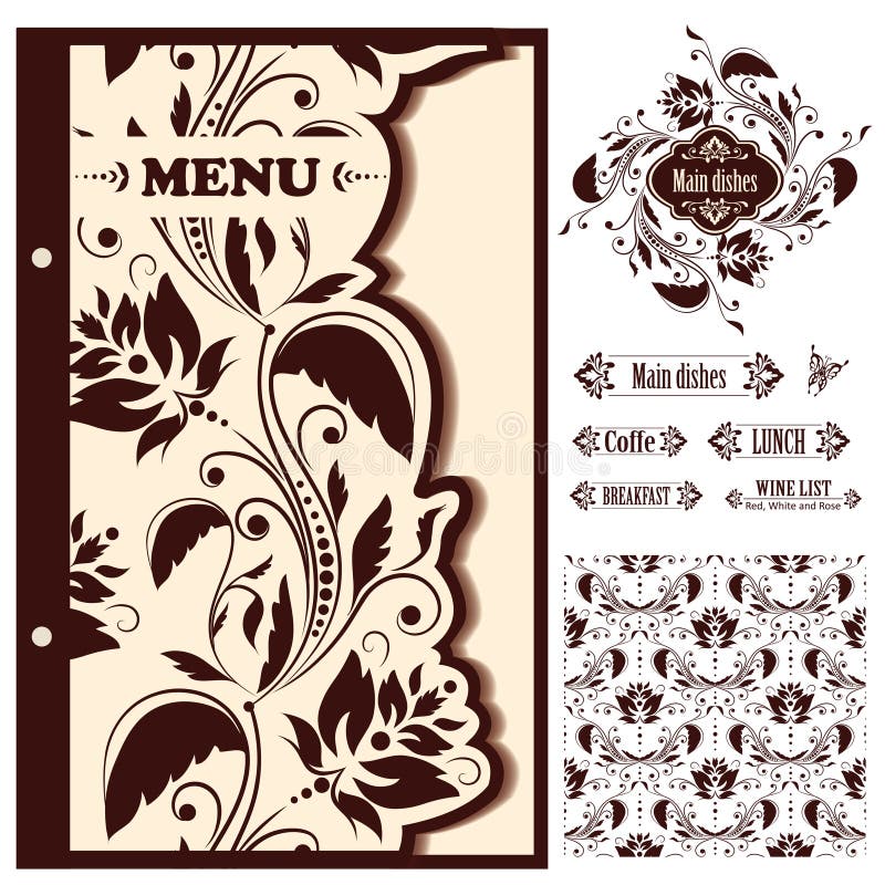 Restaurant Menu Design Template - Vector Stock Vector - Illustration of ...