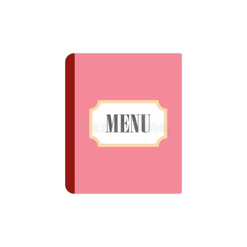 Restaurant Menu Cartoon Icon Stock Illustration - Illustration of ...