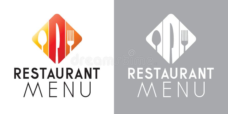 Restaurant Menu Logo Template Stock Illustration - Illustration of fork ...