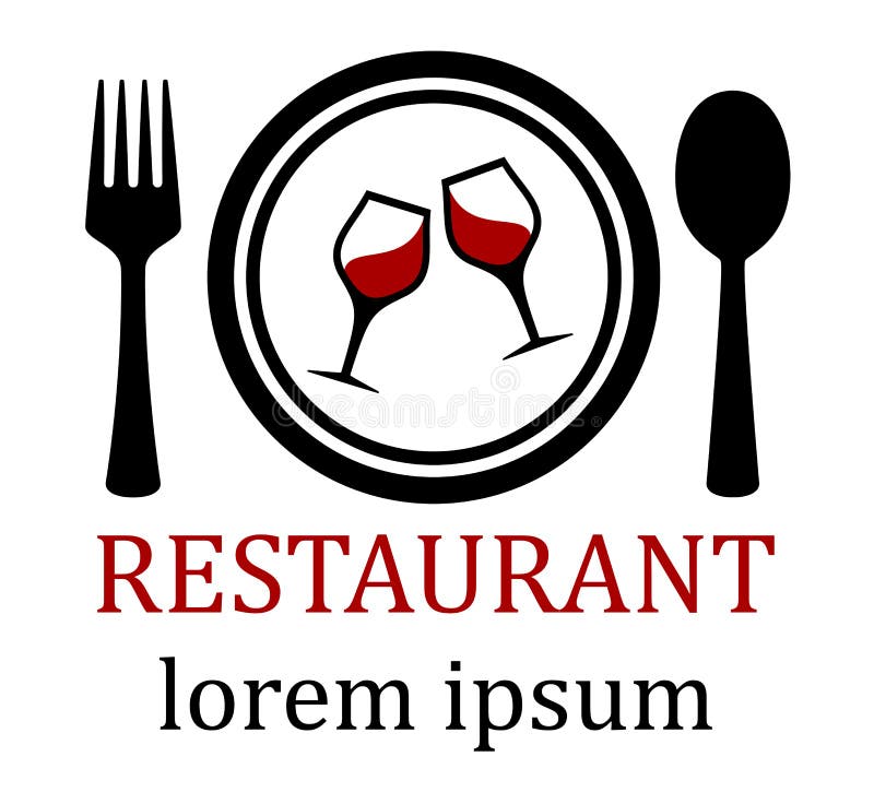 Restaurant menu symbol stock illustration. Illustration of menu - 54257255