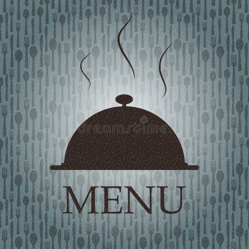 Restaurant Menu Template in Grunge Retro Style Stock Vector ...