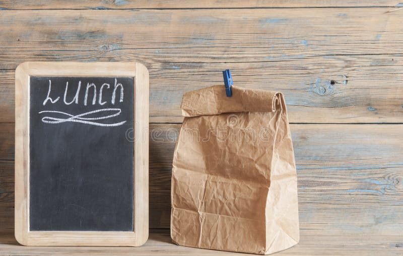 Restaurant Menu. Top View of Chalkboard Menu Laying on the Rustic ...