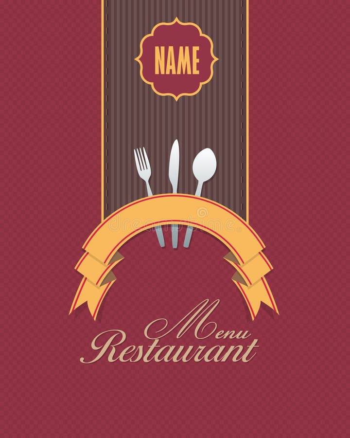 Restaurant Menu Vector Design Stock Vector - Illustration of lunch ...