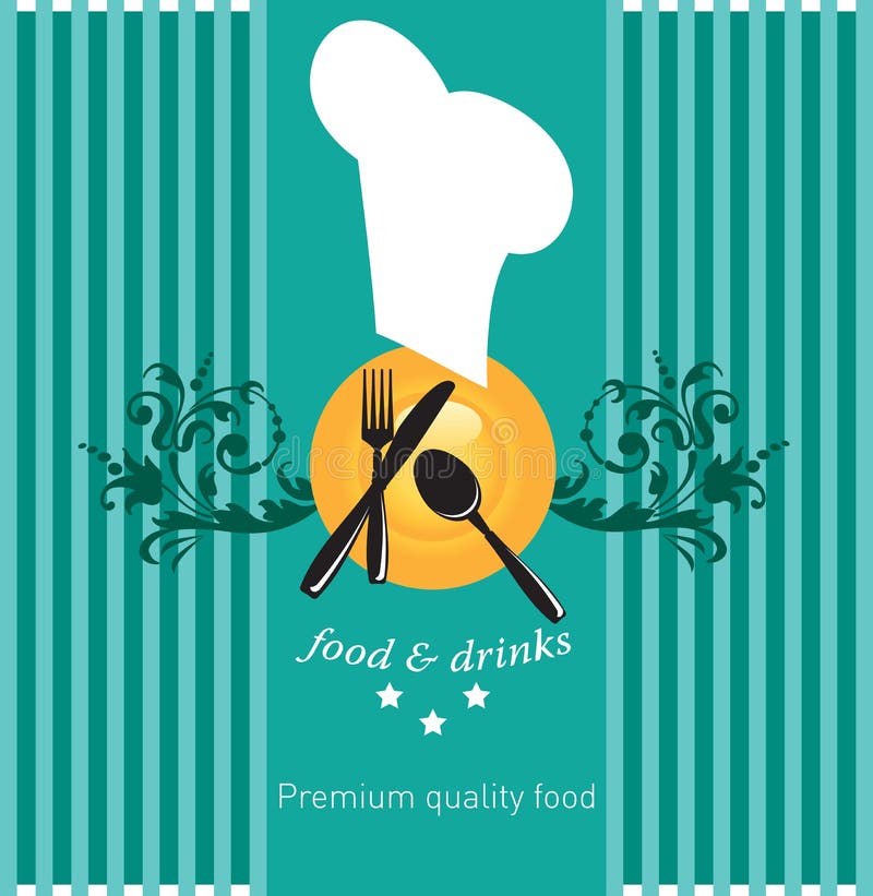 Restaurant menu stock vector. Illustration of retro, fork - 40534527