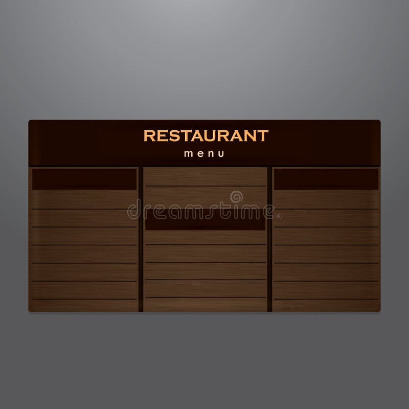 Restaurant Menu. Vector Illustration Decorative Design Stock Vector ...