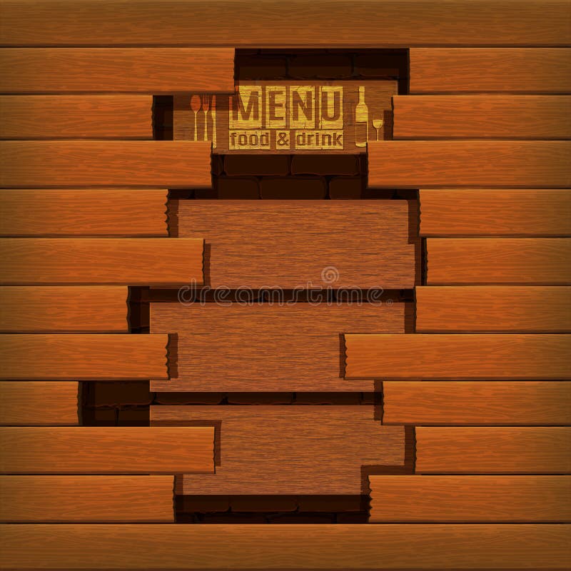 Restaurant Menu Frame Brick Wall Stock Illustrations – 396 Restaurant ...