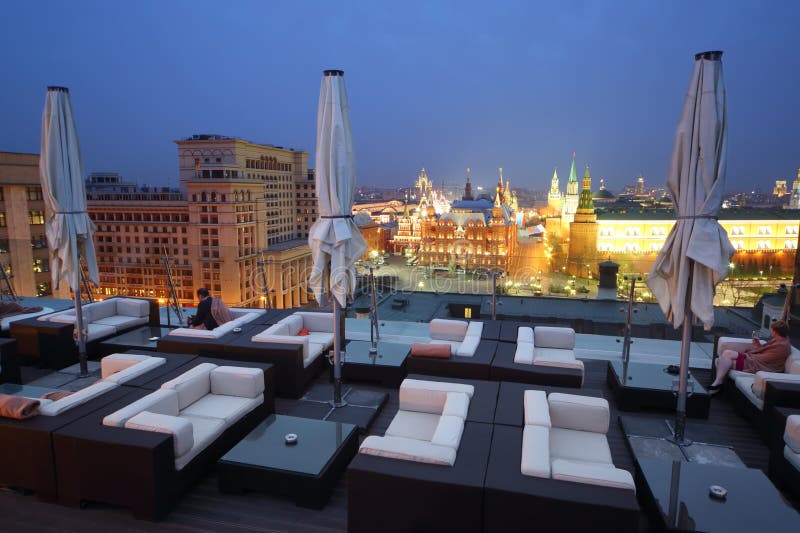 A Restaurant O2 Lounge Overlooking the Red Stock Photo - Image of ...