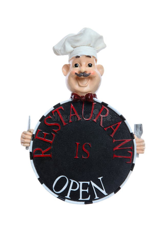 Restaurant is Open Sign stock image. Image of food, design - 16010523