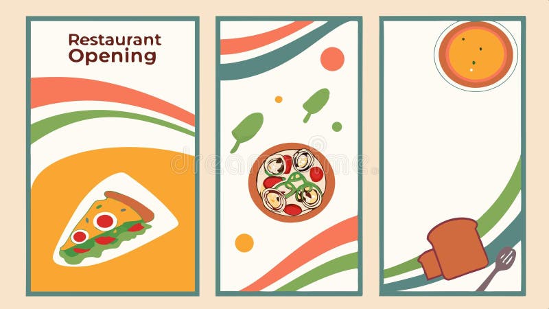 Restaurant Opening Menu or Flyer Design Template Vector Design ...