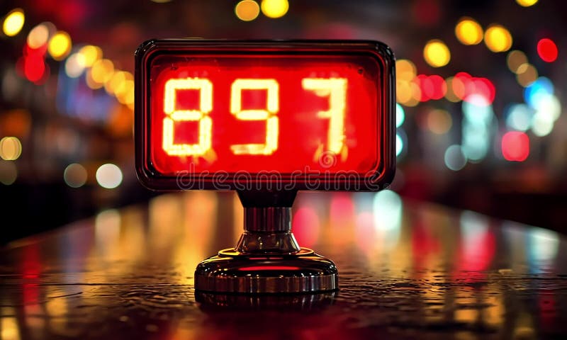 Restaurant Order Number Display Stock Video - Video of number, business ...