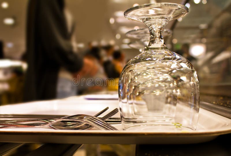 Restaurant Queue stock image. Image of knives, fork, restaurant - 15109249