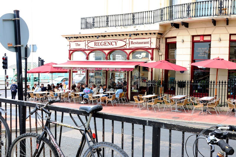 Restaurant Regency Brighton Photo stock éditorial - Image du rouge ...