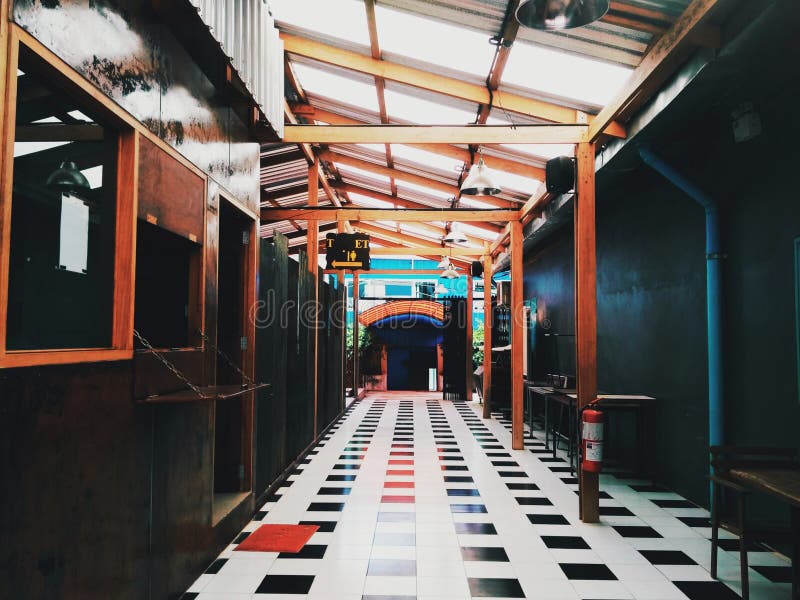 Restaurant stock image. Image of corridor, design, restaurant - 160854963