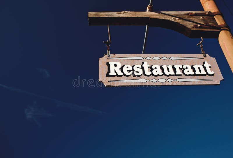 Restaurant & Bar stock image. Image of sign, dine, cocktail - 421069