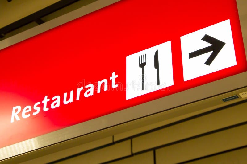 Restaurant sign stock image. Image of sector, colorful - 49697401