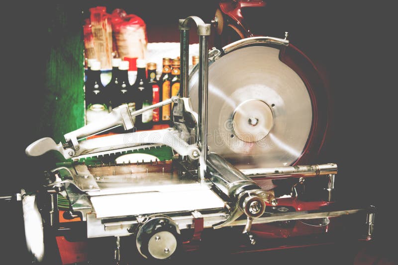 Restaurant slicer stock image. Image of meat, interior - 34574471