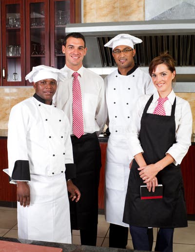 Restaurant staff stock photo. Image of beautiful, american - 14985762