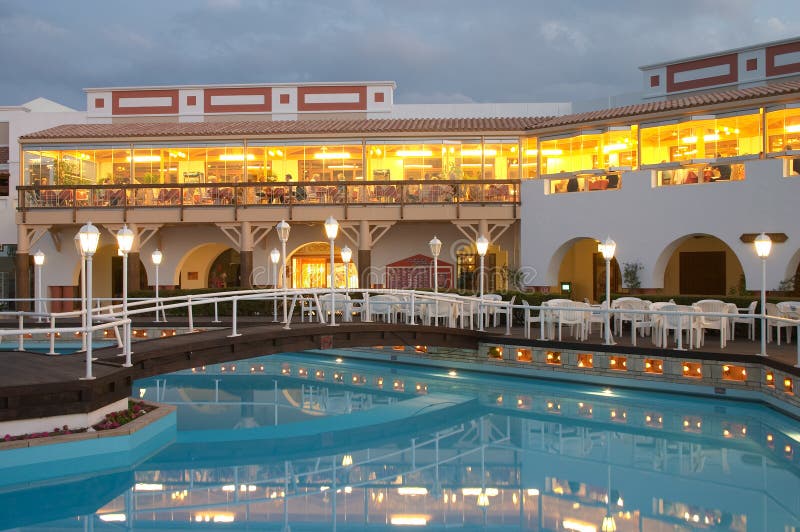 Restaurant And Swimming Pool Picture. Image: 3083468