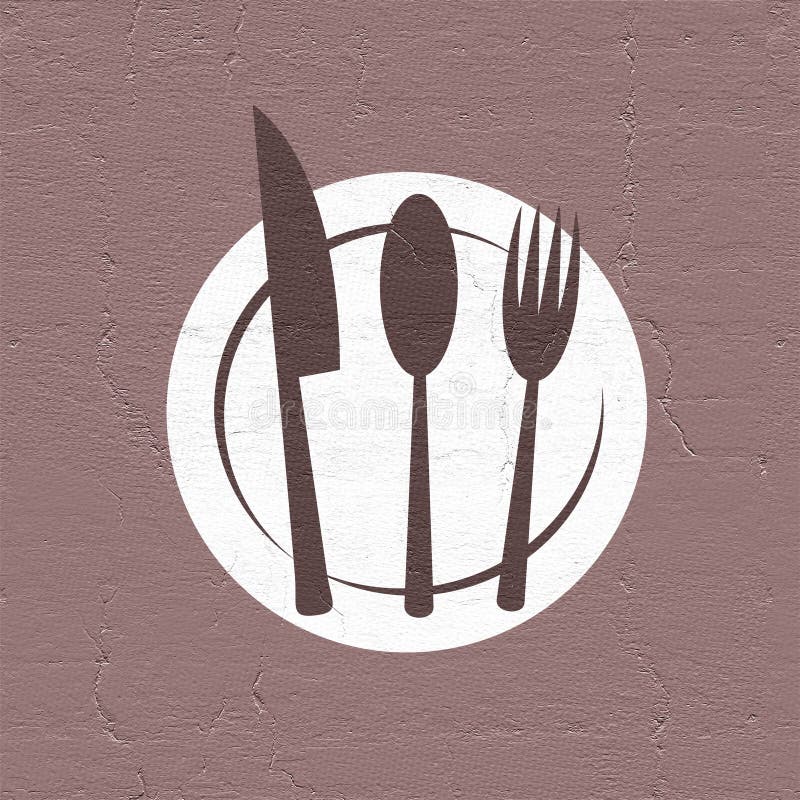 Restaurant symbol stock illustration. Illustration of design - 106978398