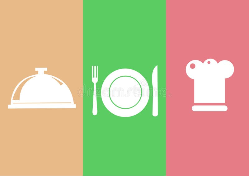 Restaurant Symbols stock vector. Illustration of group - 56009604