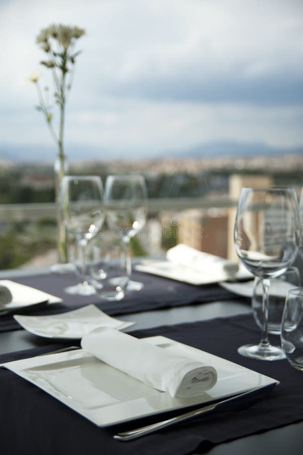 Restaurant table stock photo. Image of restaurant, clean - 12239406