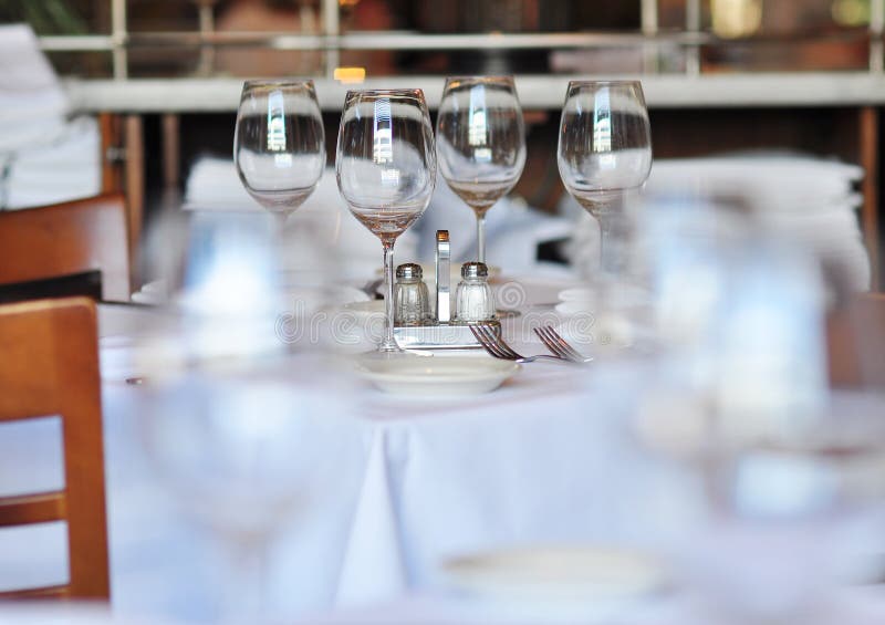 Restaurant table for two stock image. Image of place - 10320405