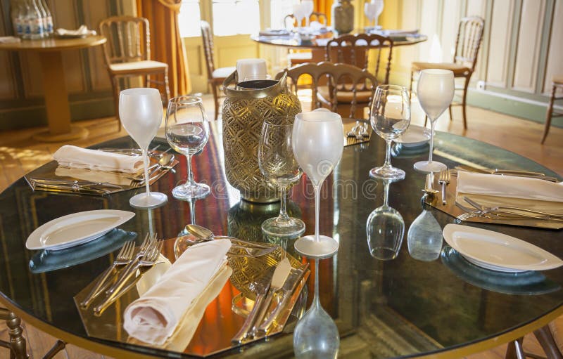 Restaurant table stock photo. Image of dinner, seasonal - 39356902