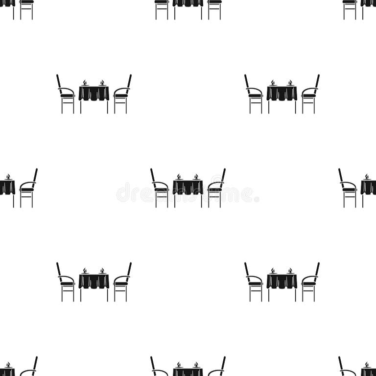 Black White Table Pattern Stock Illustrations – 40,064 Black White ...