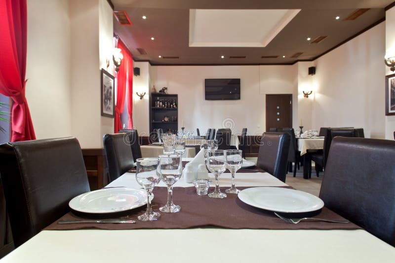 Restaurant table stock image. Image of breakfast, elegance - 38211603