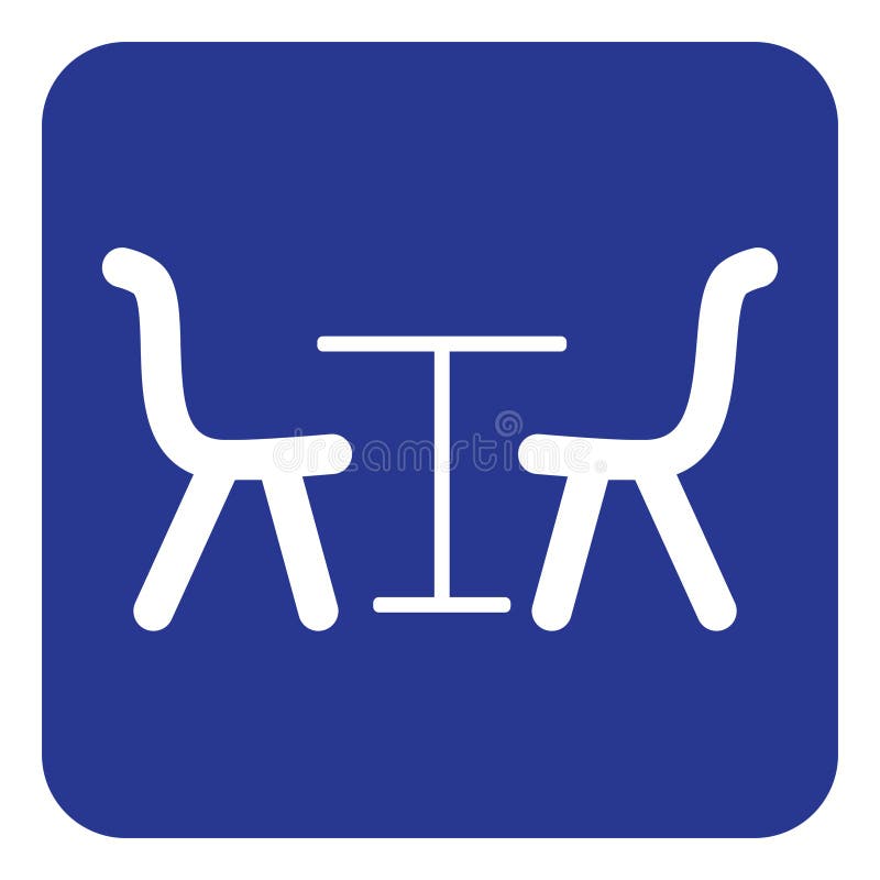 Restaurant Table. Vector Illustration Decorative Background Design ...