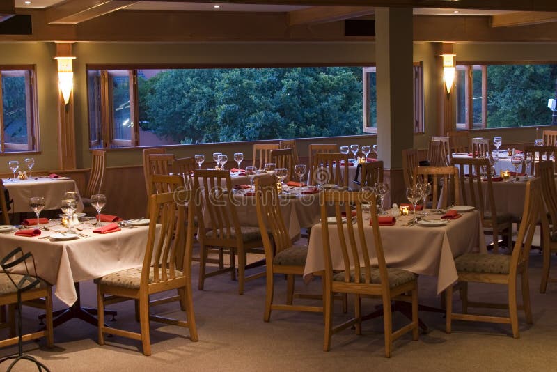 Restaurant tables stock image. Image of plates, breakfast - 314931