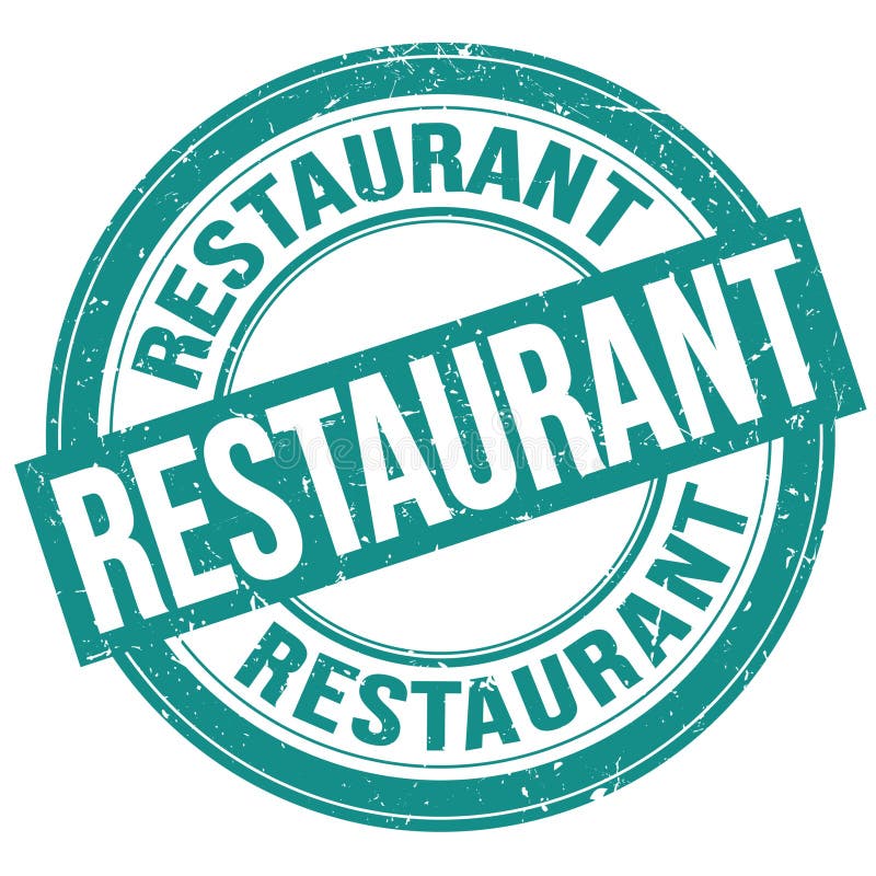 RESTAURANT Text Written on Red Stamp Sign Stock Illustration ...