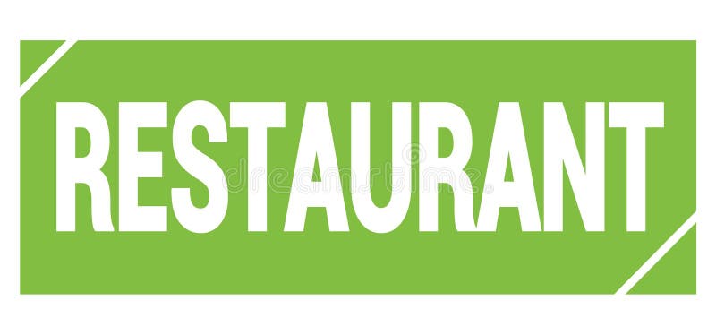 RESTAURANT Text Written on Red Stamp Sign Stock Illustration ...