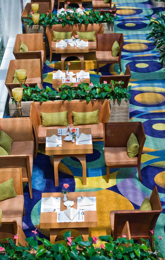 Luxury Hotel Buffet Restaurant Stock Image - Image of arrangements ...