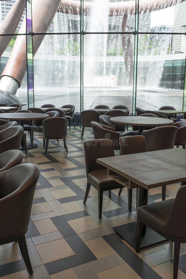 Restaurant View stock image. Image of chair, wealth, fountain - 34493989