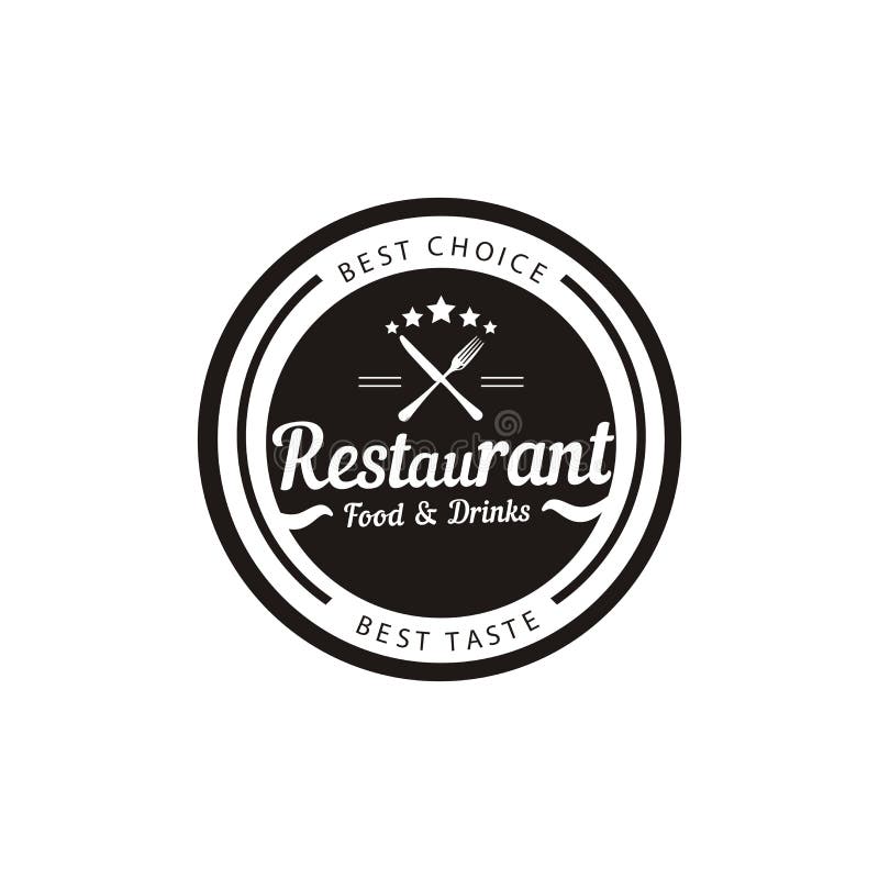 Restaurant vintage logo stock vector. Illustration of frame - 124927064