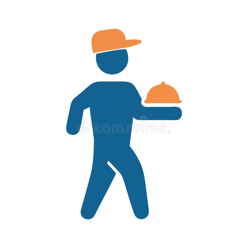 Restaurant Waiter Serving Dish Stock Vector - Illustration of culinary, food: 360780630