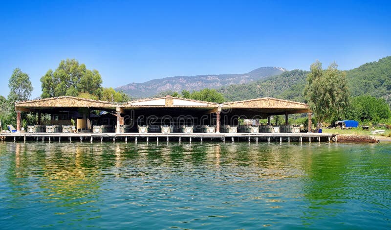Riverside Cafe Dalyan Turkey Stock Photos - Free & Royalty-Free Stock ...