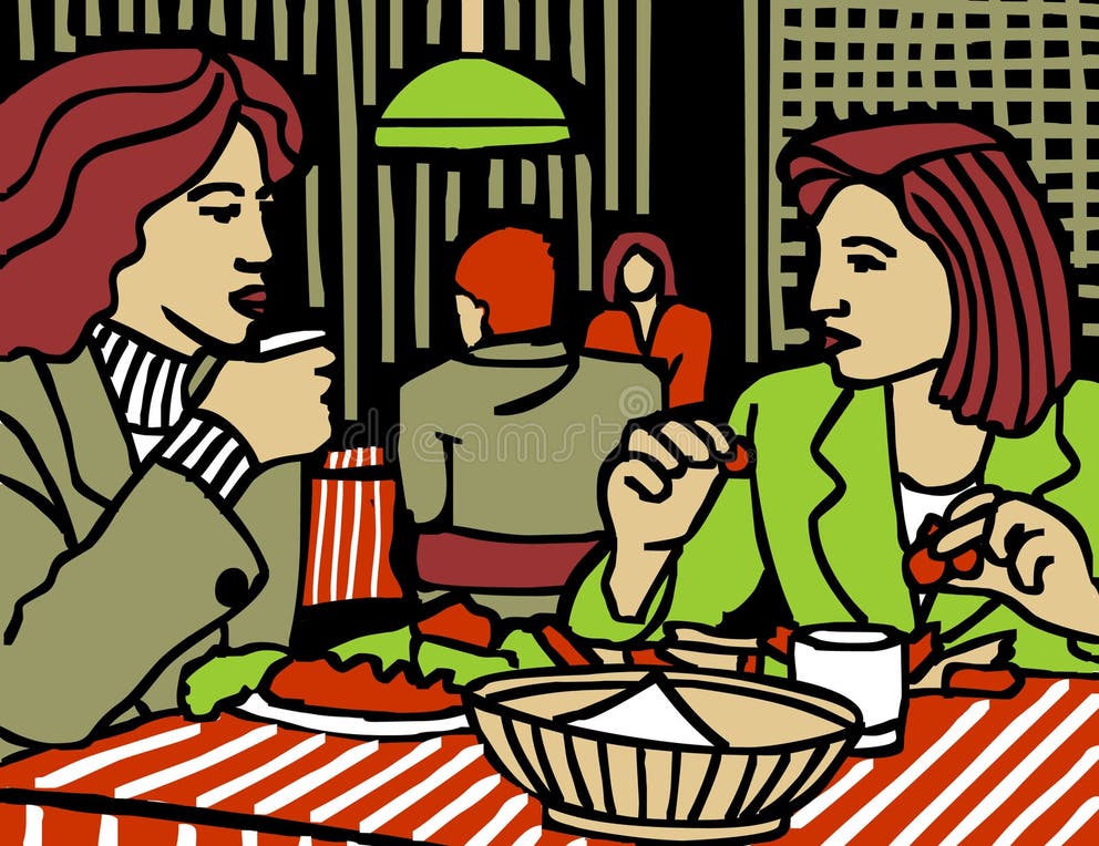 Restaurant Friendship Stock Illustrations – 4,207 Restaurant Friendship ...