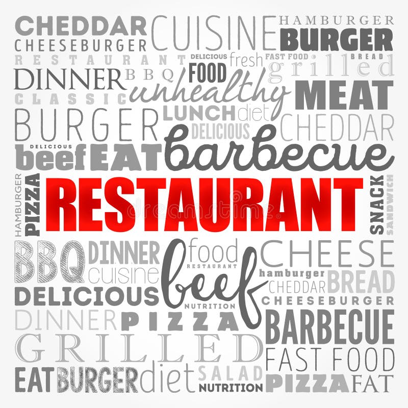 Restaurant Word Cloud Stock Illustrations – 1,129 Restaurant Word Cloud ...