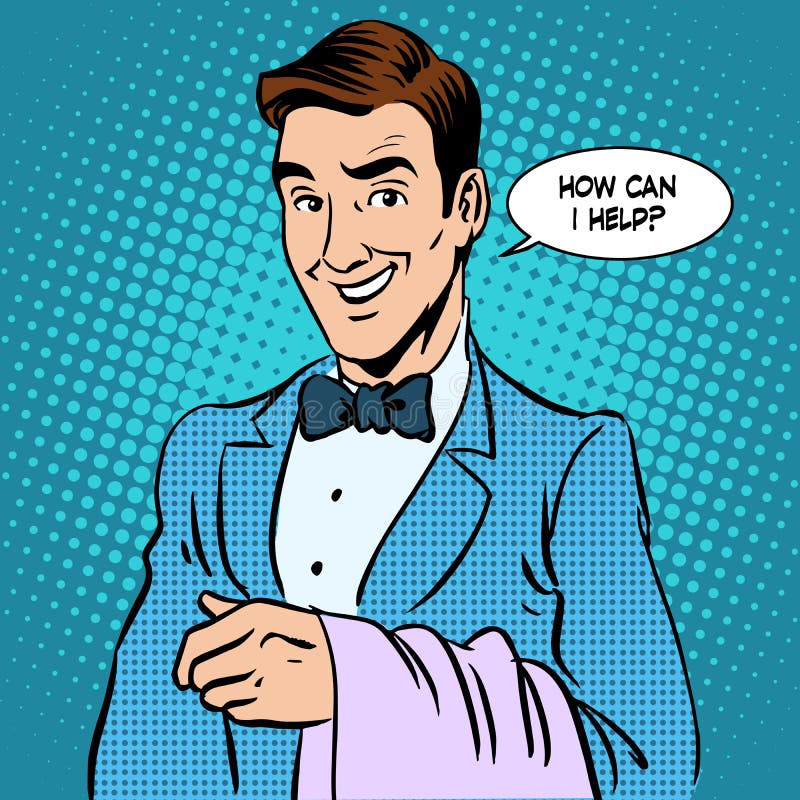 Restauration De Service De Serveur Illustration Stock - Illustration du ...