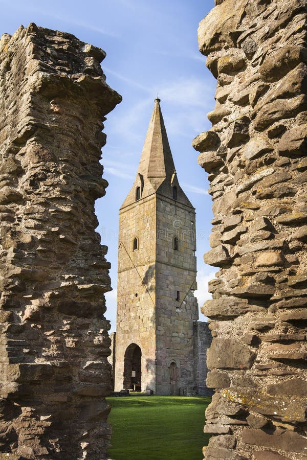 Restenneth Priory Ruin in Angus, Scotland Stock Photo - Image of ...